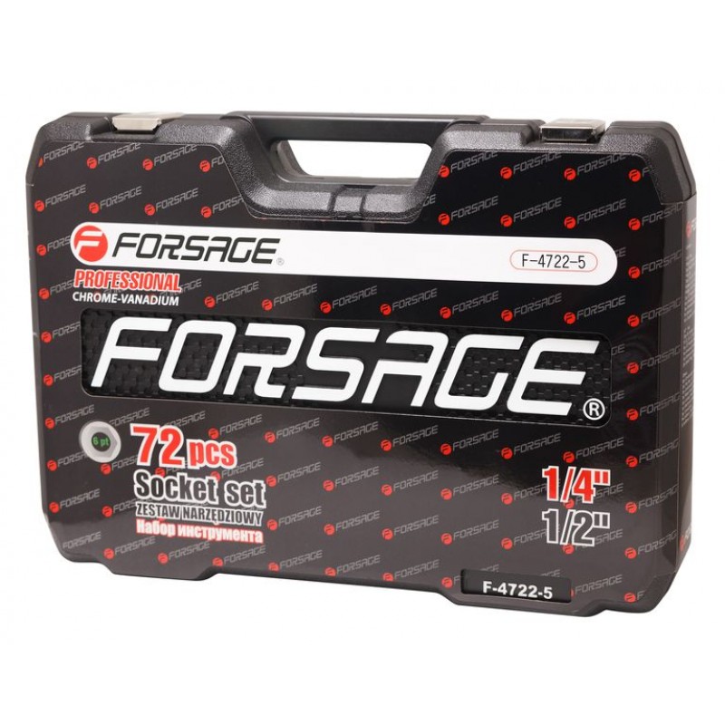 FORSAGE 72 ნაჭრიანი ინსტრუმენტების კომპლექტი - Bordo - ონლაინ მაღაზია